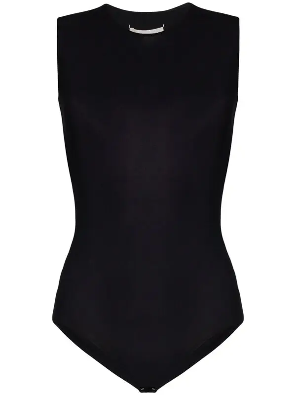 MAISON MARGIELA Nylon Bodysuit - Black