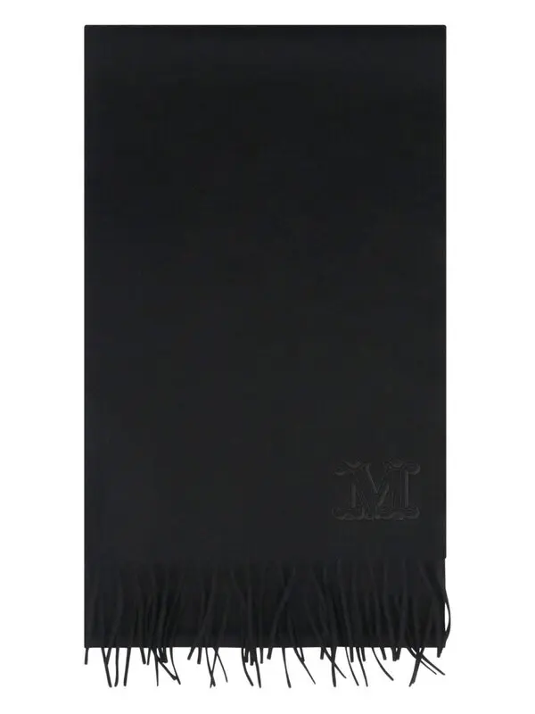 Max Mara Wool Scarf - Black
