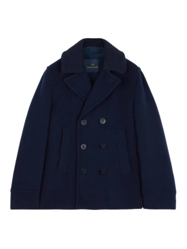 Paul & Shark Wool And Cashmere Double Breasted Jacket