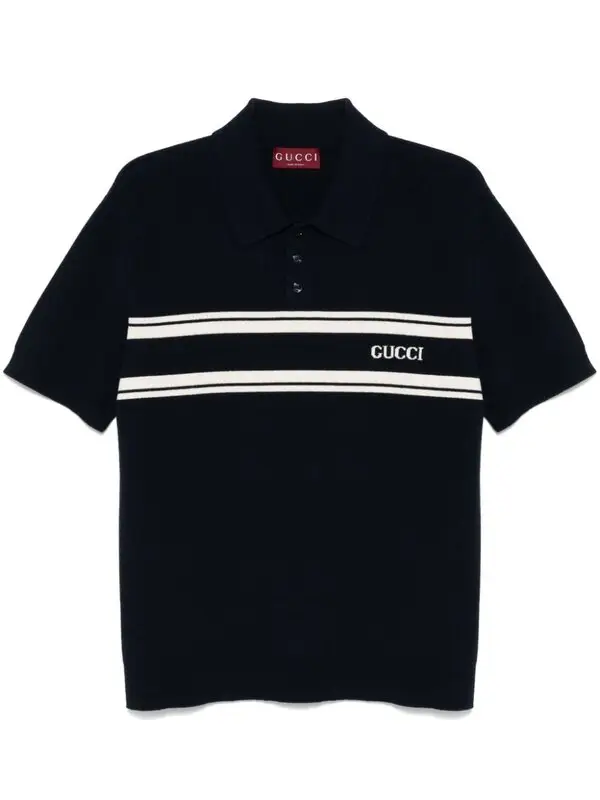 Gucci Cotton Polo Shirt With Logo