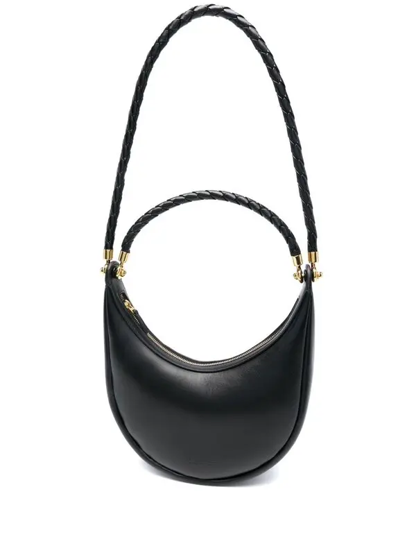 Bottega Veneta Hula Hoop Leather Handbag - Black