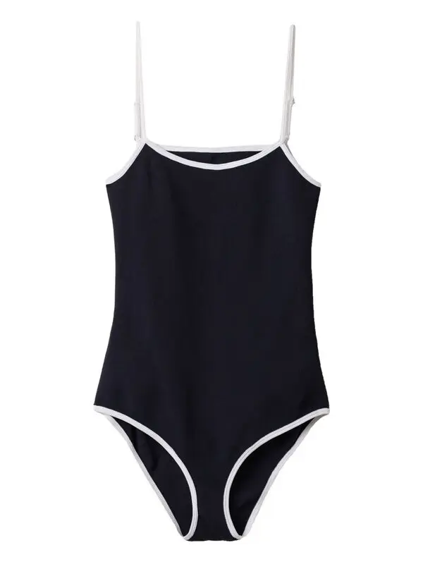 Miu Miu Spaghetti Strap Swimsuit - Blue