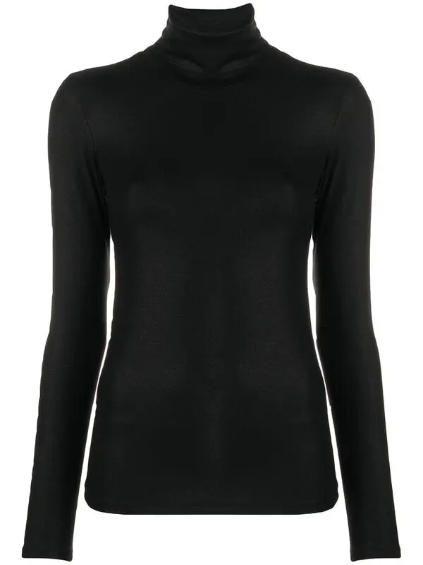 Majestic International Lurex High-neck Sweater