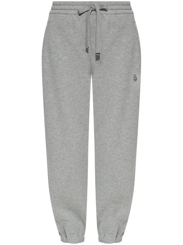 Alexander McQueen Logo Cotton Sweatpants - Grey