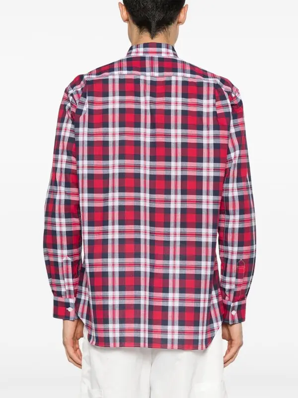 Comme Des Garçons Tartan Pattern Shirt