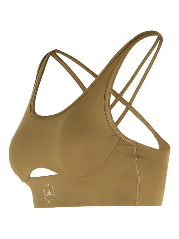 Adidas By Stella McCartney Logo Gym Bra - Brown