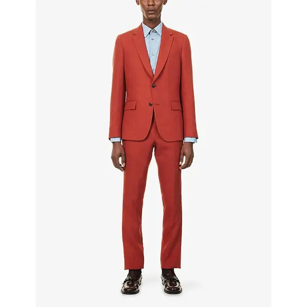 Paul Smith Single-breasted Notch-lapel Linen Suit