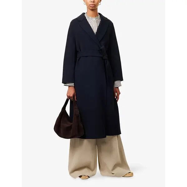 Max Mara Belted Mid-length Wool Coat