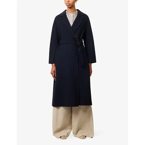 Max Mara Belted Mid-length Wool Coat