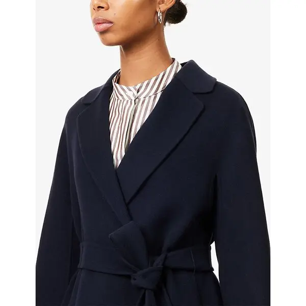 Max Mara Belted Mid-length Wool Coat
