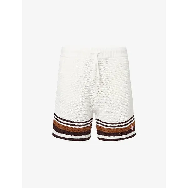 Casablanca Crochet Cotton Shorts