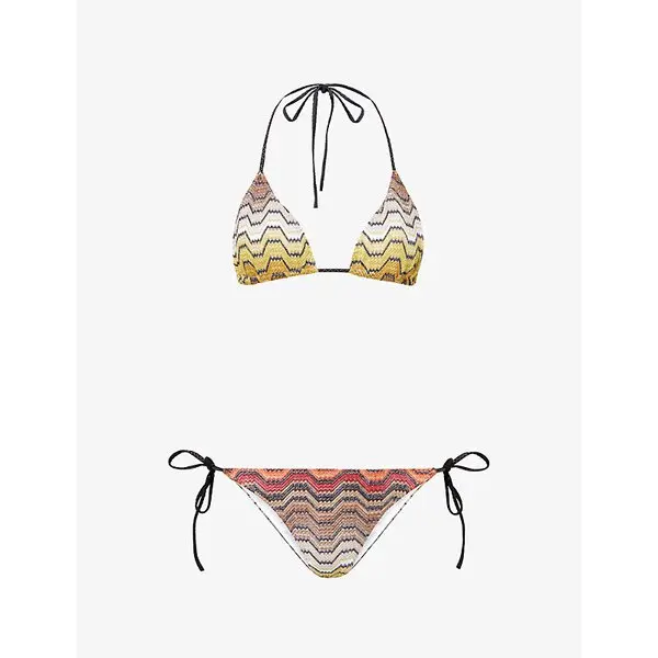 Missoni Zig-zag Pattern Bikini Set - Multi