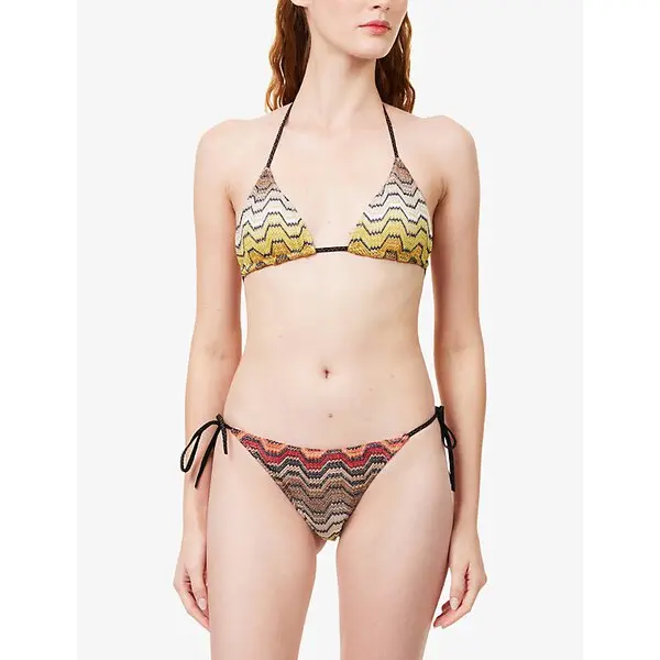 Missoni Zig-zag Pattern Bikini Set