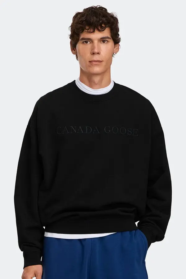 Canada Goose Rove Embroidered Sweatshirt - Black