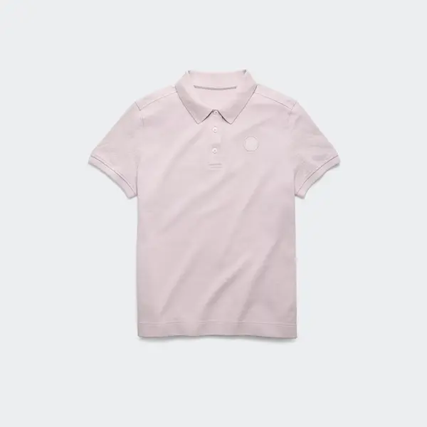 Canada Goose Almira Cotton Pique Polo Shirt - Lucent Rose