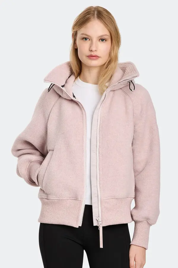 Canada Goose Chilliwack Fleece Bomber Tonal Disc - Lucent Rose