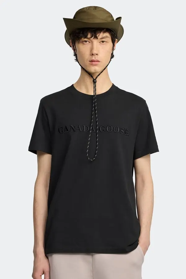 Canada Goose Emersen Embroidered T-shirt - Black