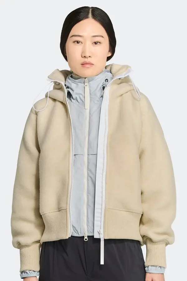 Canada Goose Chilliwack Fleece Bomber Jacket - Linen