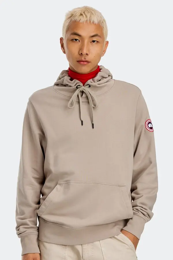 Canada Goose Huron Cotton Hoodie - Limestone