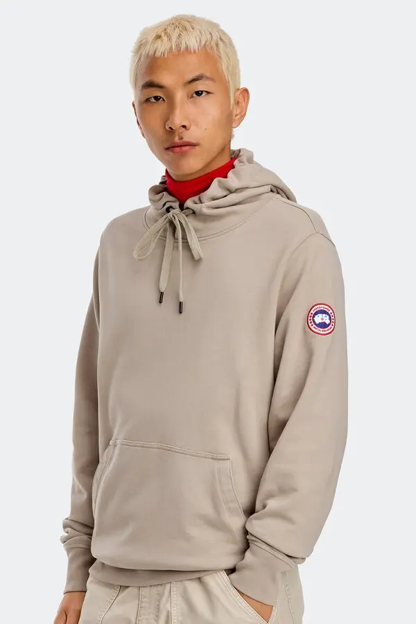 Canada Goose Huron Cotton Hoodie - Limestone