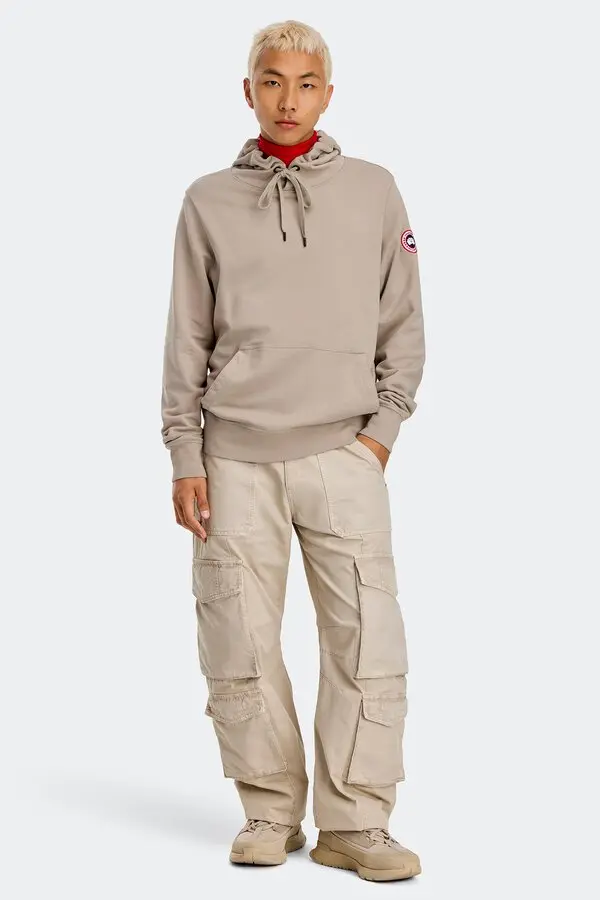 Canada Goose Huron Cotton Hoodie - Limestone