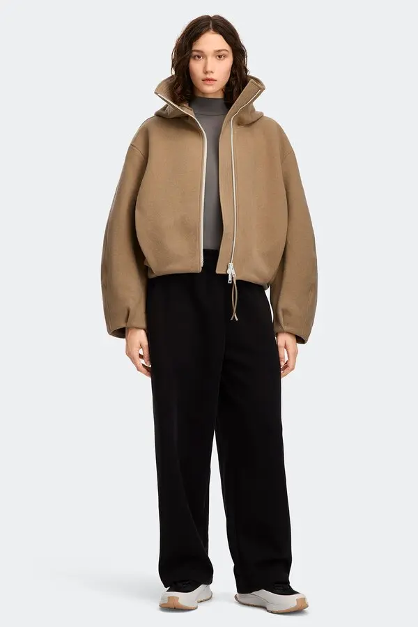 Canada Goose Chilliwack Wool Bomber Jacket - Tan