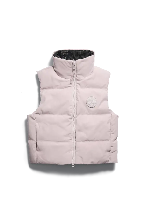 Canada Goose Grandview Cropped Vest Tonal Disc - Lucent Rose