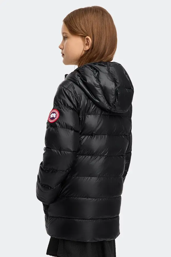 Canada Goose Youth Crofton Hooded Down Jacket - Black