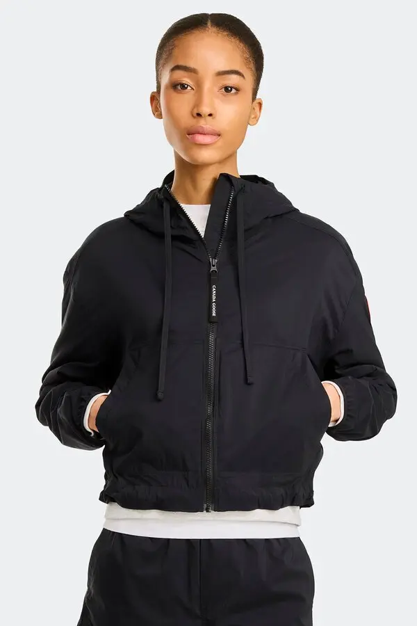 Canada Goose Kaslo Cropped Wind Jacket - Black