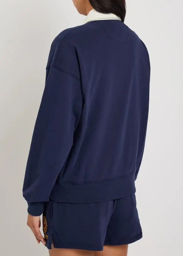 Polo Ralph Lauren Embroidered Cotton Rugby Top