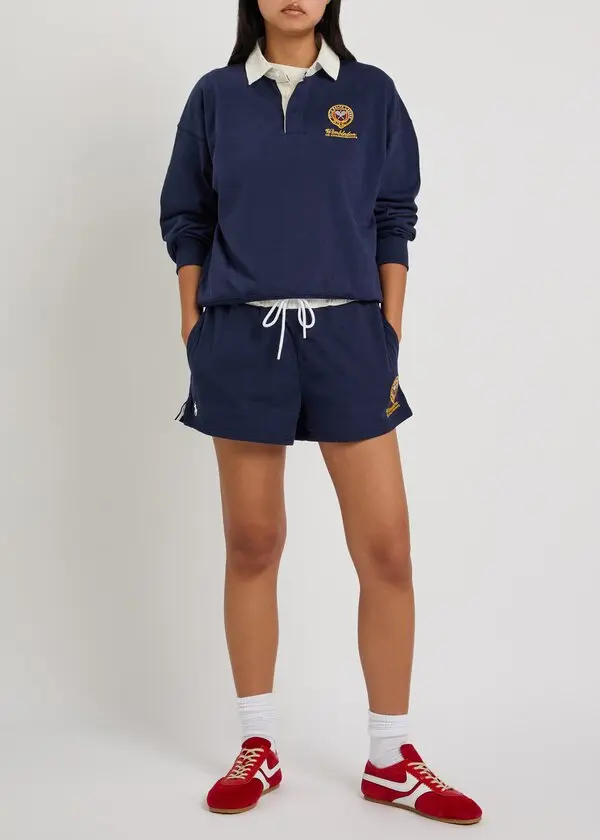 Polo Ralph Lauren Embroidered Cotton Rugby Top