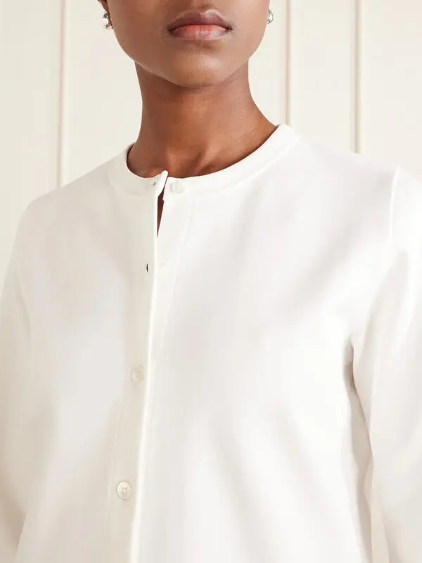 FLORE FLORE Organic Cotton-jersey Cardigan