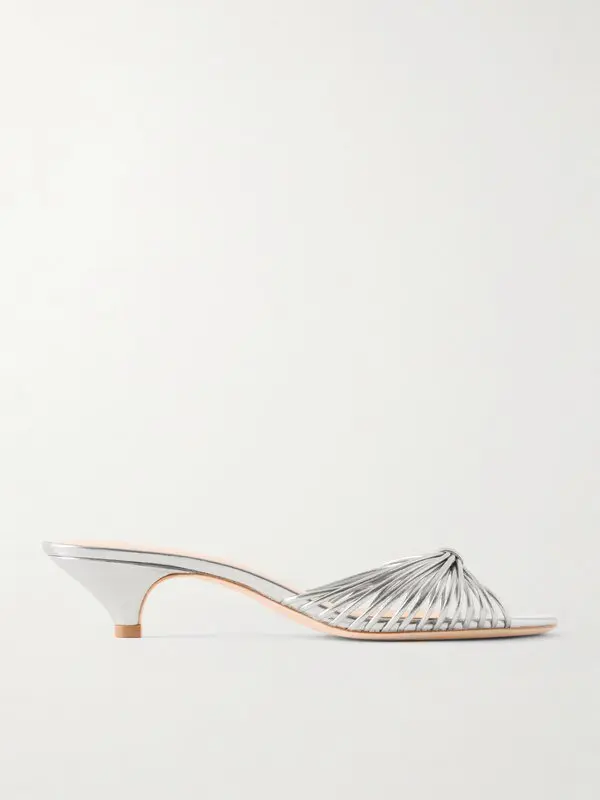 LOEFFLER RANDALL Dixie Metallic Leather Mules