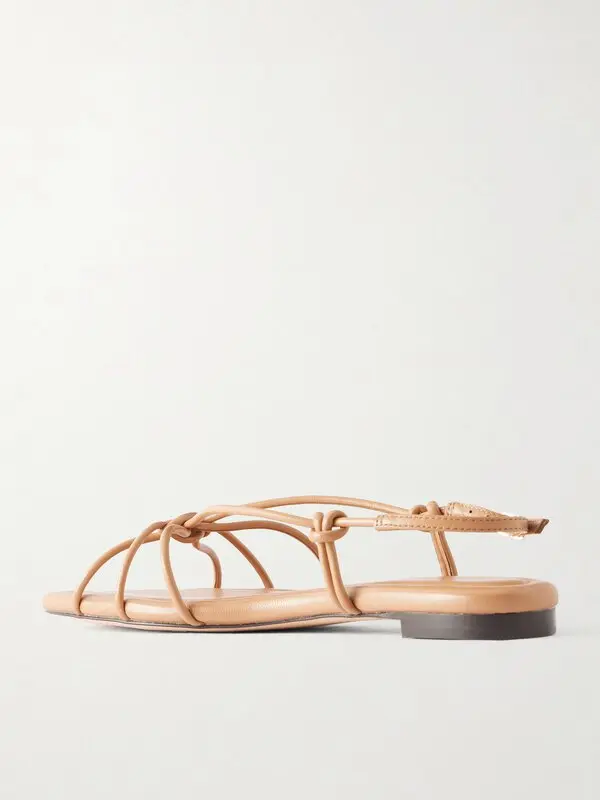 LOEFFLER RANDALL Karly Leather Sandals - Brown