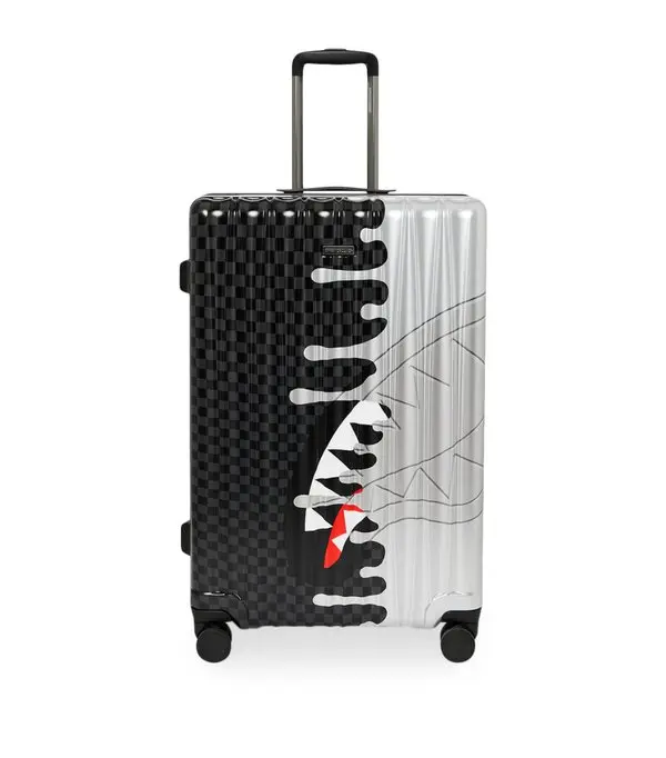 SPRAYGROUND Side Drip Check-in Suitcase - Silver