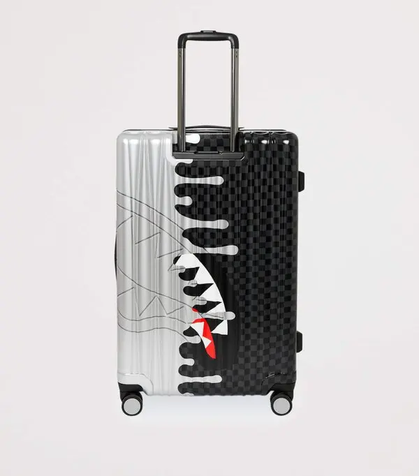 SPRAYGROUND Side Drip Check-in Suitcase - Silver