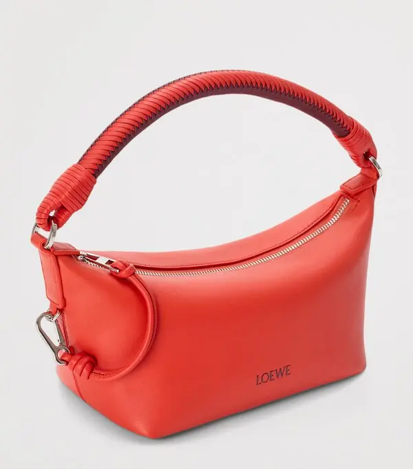 Loewe Cala Top-handle Bag In Lambskin - Orange