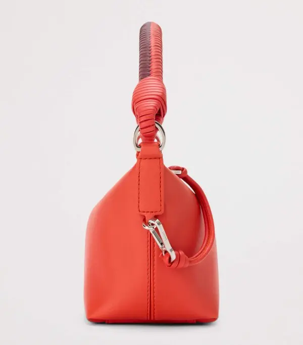 Loewe Cala Top-handle Bag In Lambskin - Orange