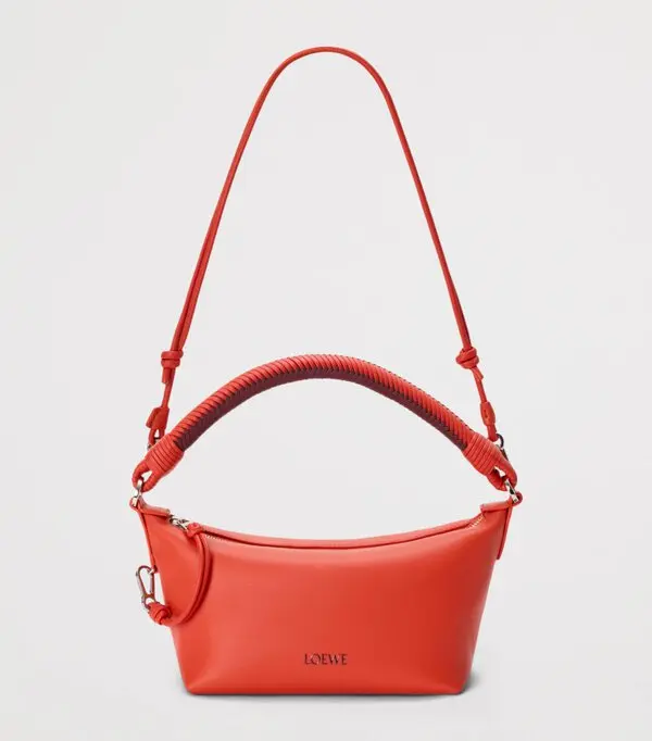 Loewe Cala Top-handle Bag In Lambskin - Orange