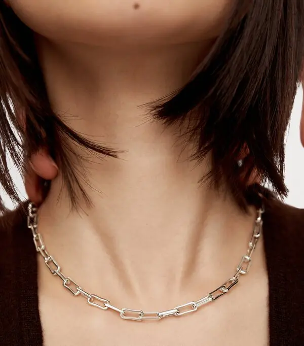Monica Vinader Sterling Mini Chain Necklace