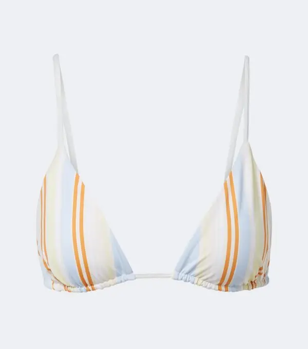 SIR. Pernille Striped Triangle Bikini Top - Multicoloured