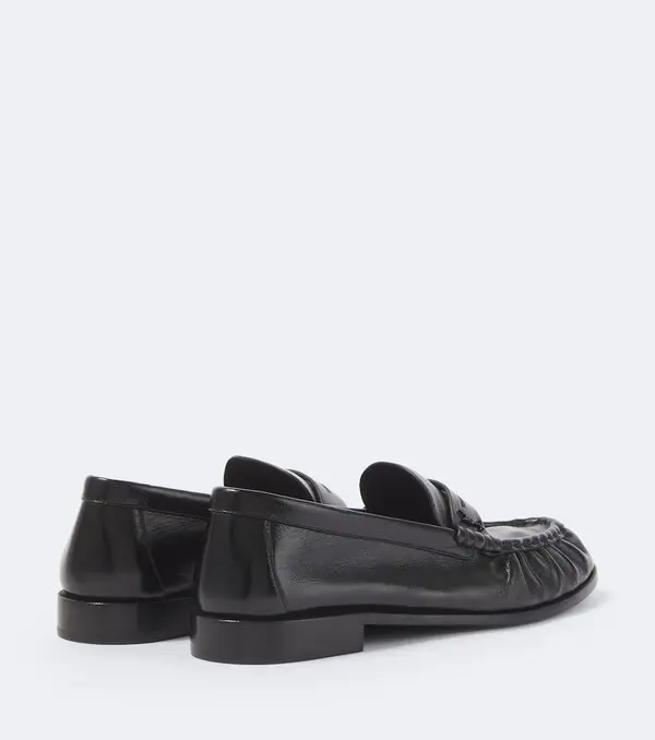 Saint Laurent Le Loafer Supple Leather Penny Loafers