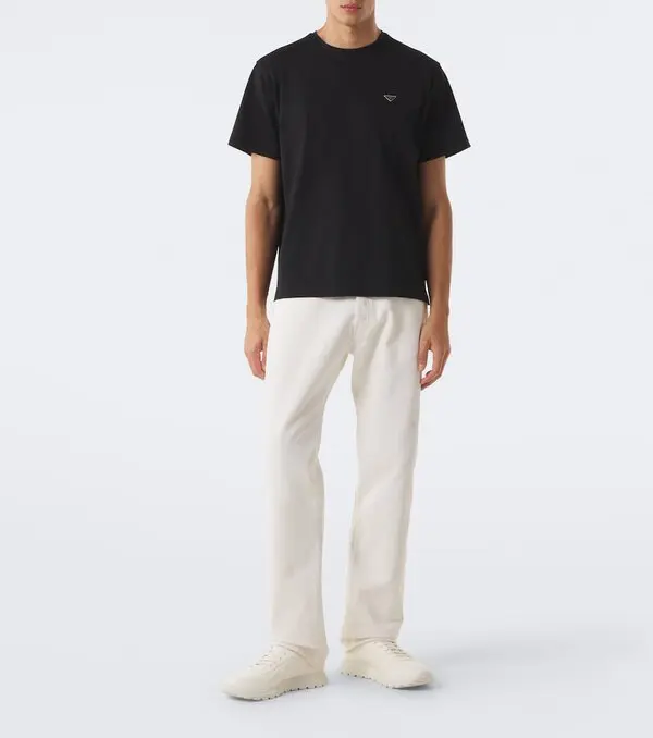 Prada Prax 2.0 Leather Sneakers - White