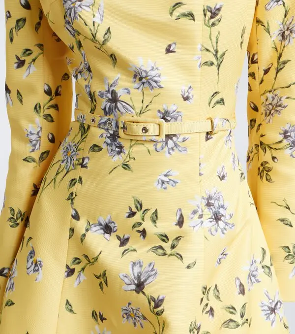EMILIA WICKSTEAD Capucine Floral Midi Dress - Yellow