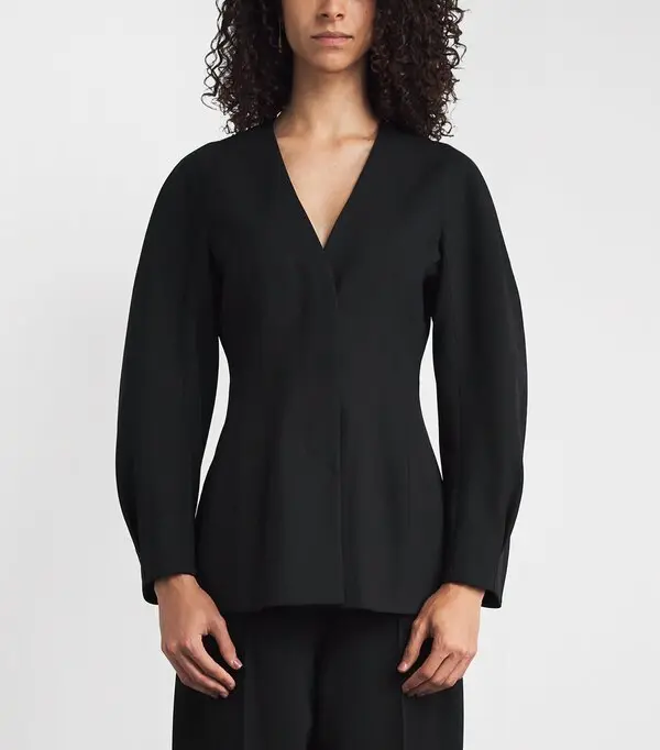 RETORI Virgin Wool Hourglass Blazer