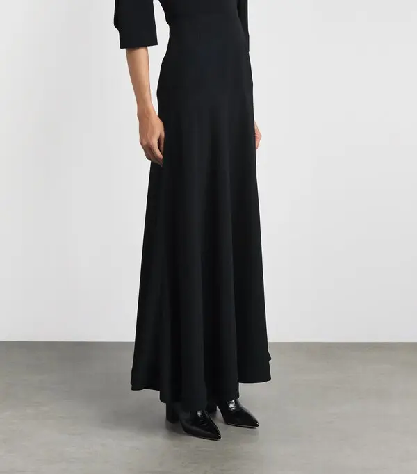 RETORI Cady Half-circle Maxi Skirt