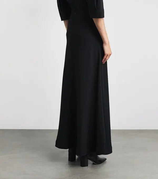 RETORI Cady Half-circle Maxi Skirt