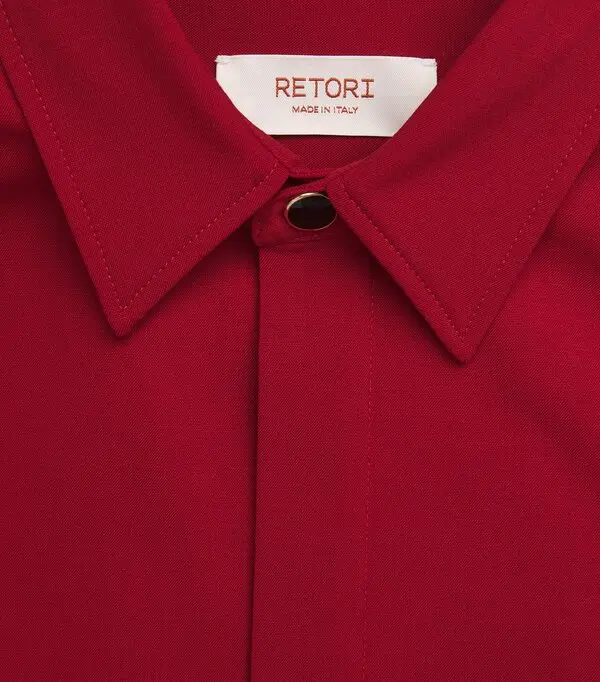 RETORI Virgin Wool Fitted Shirt