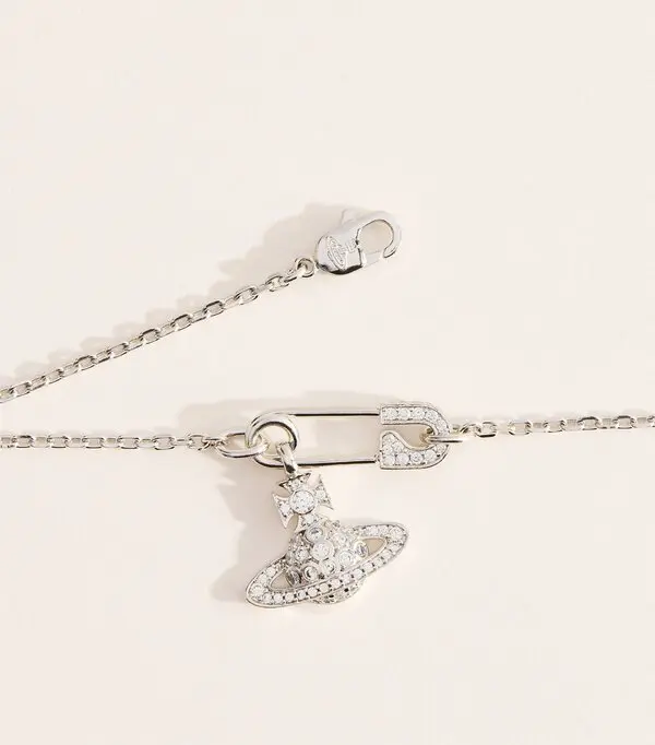 VIVIENNE WESTWOOD Lucrece Pendant Necklace With Orb And Safety Pin