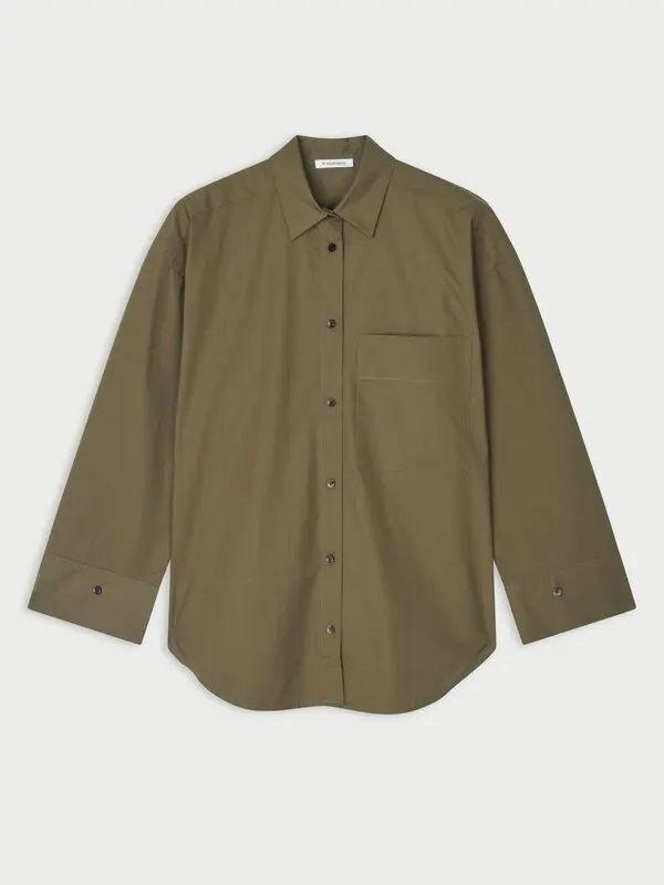 BY MALENE BIRGER Derris Organic Cotton Striped Shirt - Hunt